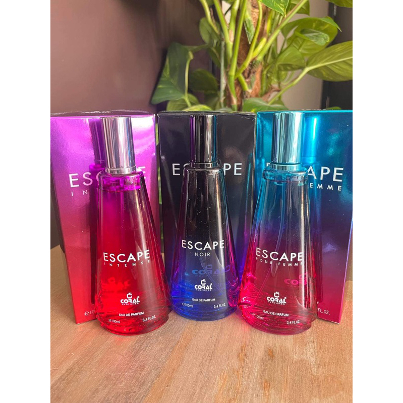 Original Coral Escape Noir / Intense / Pour Femme | Shopee Philippines
