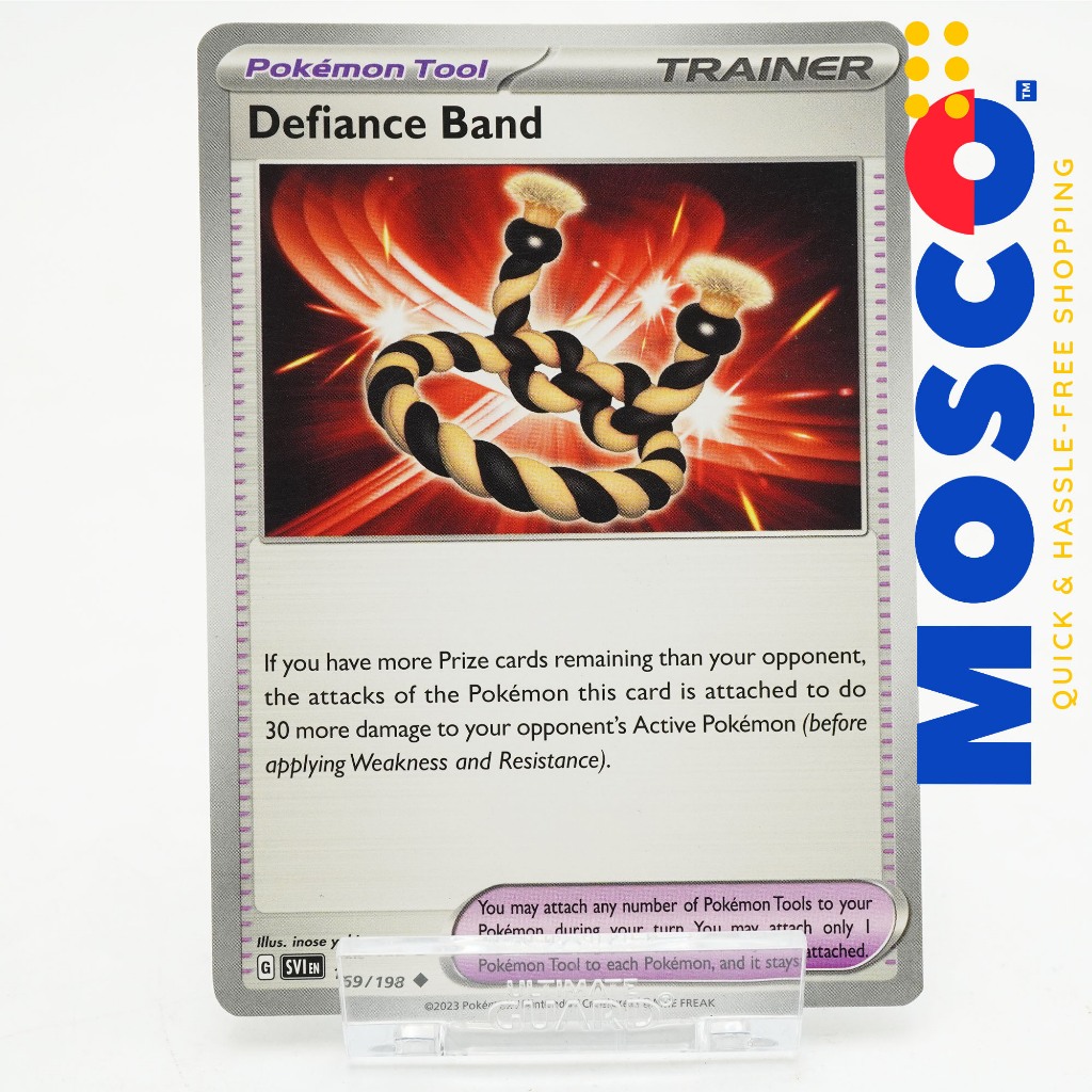 Defiance Band - 169/198 - Uncommon | Scarlet & Violet | Pokemon Tool ...