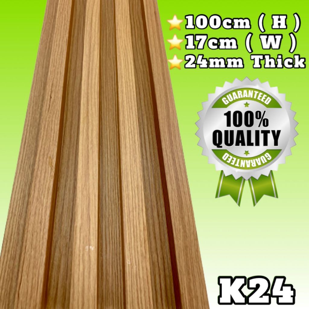 WPC WOOD CLADDING/FLUTTED WALL PANEL 100CM X 17CM SIZE X 24MM THICKNESS ...