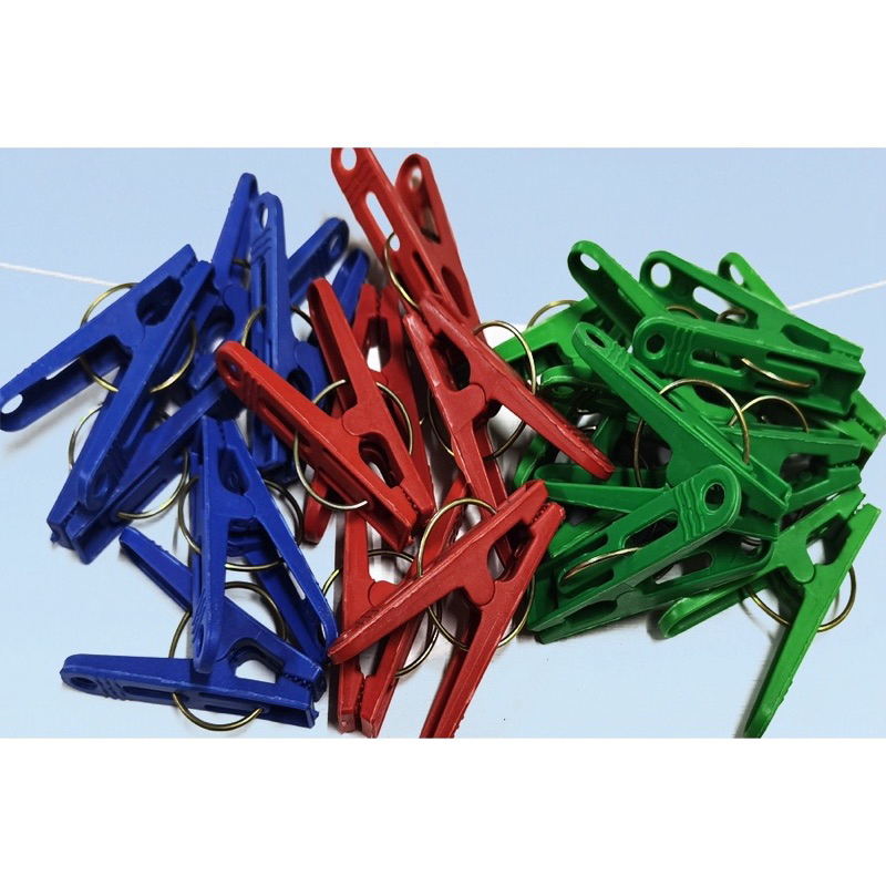 24pcs/ 48pcs High quality heavy duty plastic laundry clothes pin clips ...