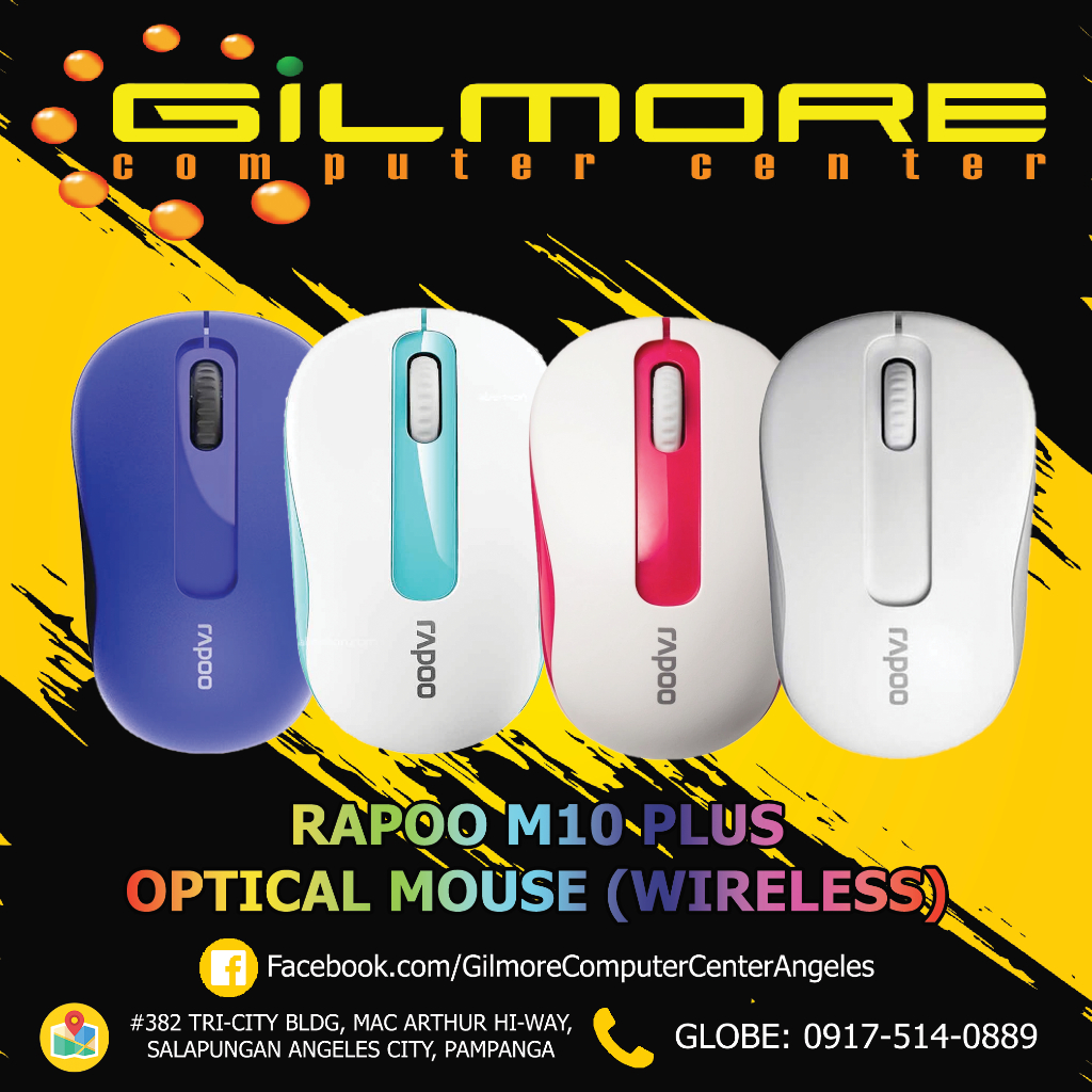Rapoo M10 Plus Optical Mouse (Wireless) | Shopee Philippines