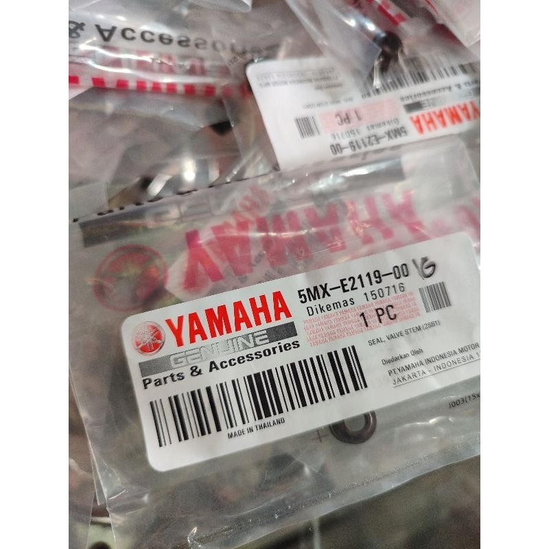 Genuine Valve Seal Sporty / M3 / Nmax / Aerox - QR CODE Verified ...