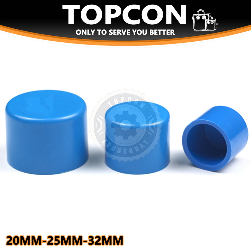 PVC Blue Coupling Water Pipe Fittings Plugging Caps （20mm,25mm,32mm ...