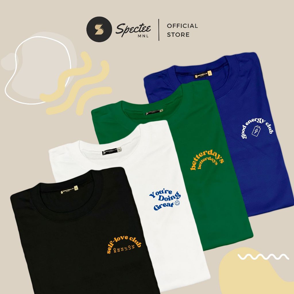 Mini Print Statement T-shirts | Spectee MNL Collection | Tees | Shopee ...
