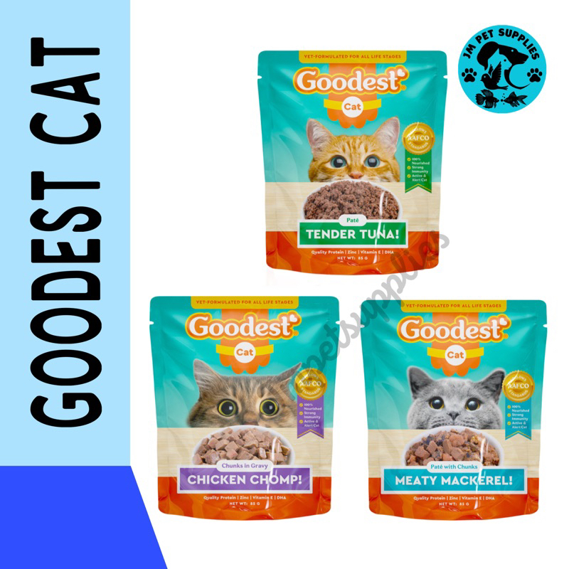 Goodest Catfood Pouch for all stages 85g. | Shopee Philippines