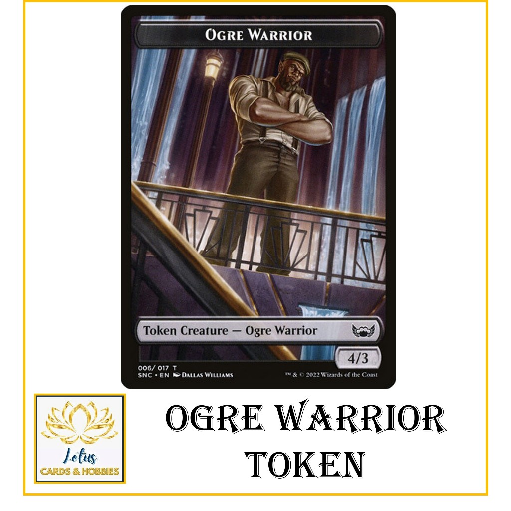 Magic the Gathering | Ogre Warrior Token | Shopee Philippines