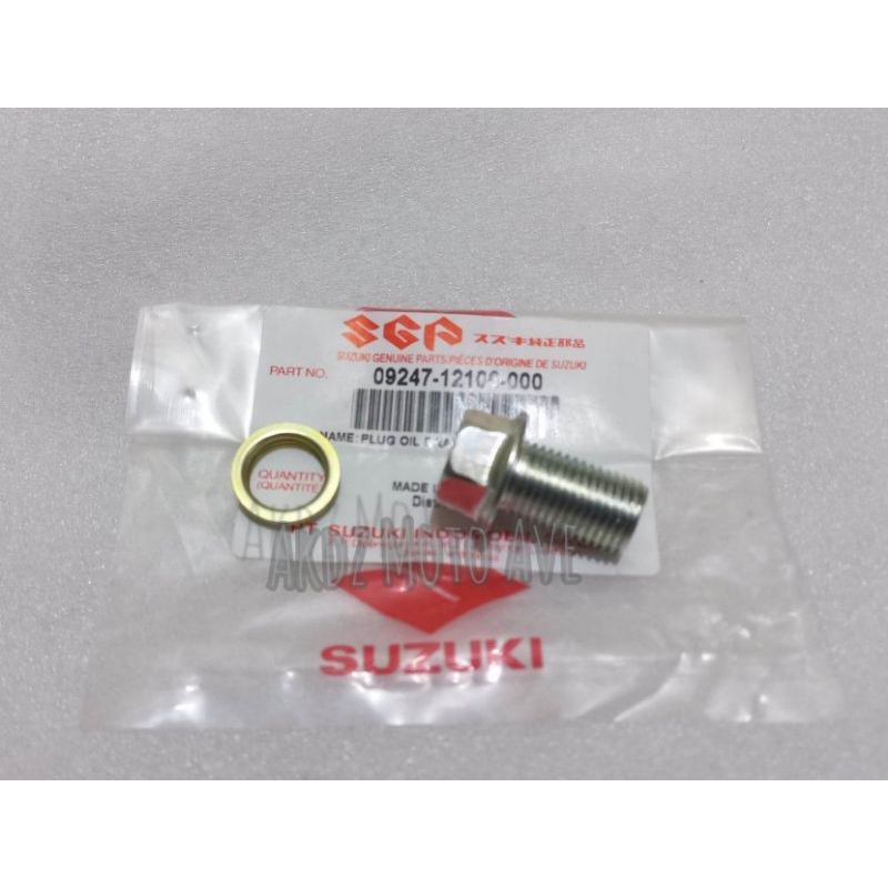 DRAIN PLUG & WASHER RAIDER 150 CARBTYPE 1ST 2ND GEN. N.BREED REBORN SGP ...