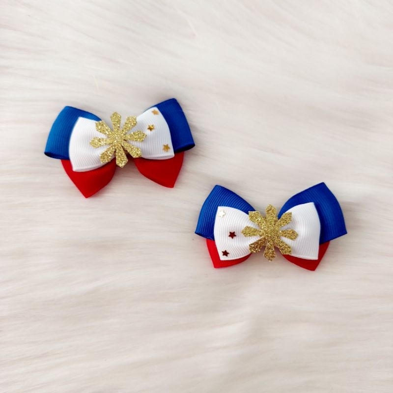 Philippine color inspired bow hairclip girls hair accessories sold by ...