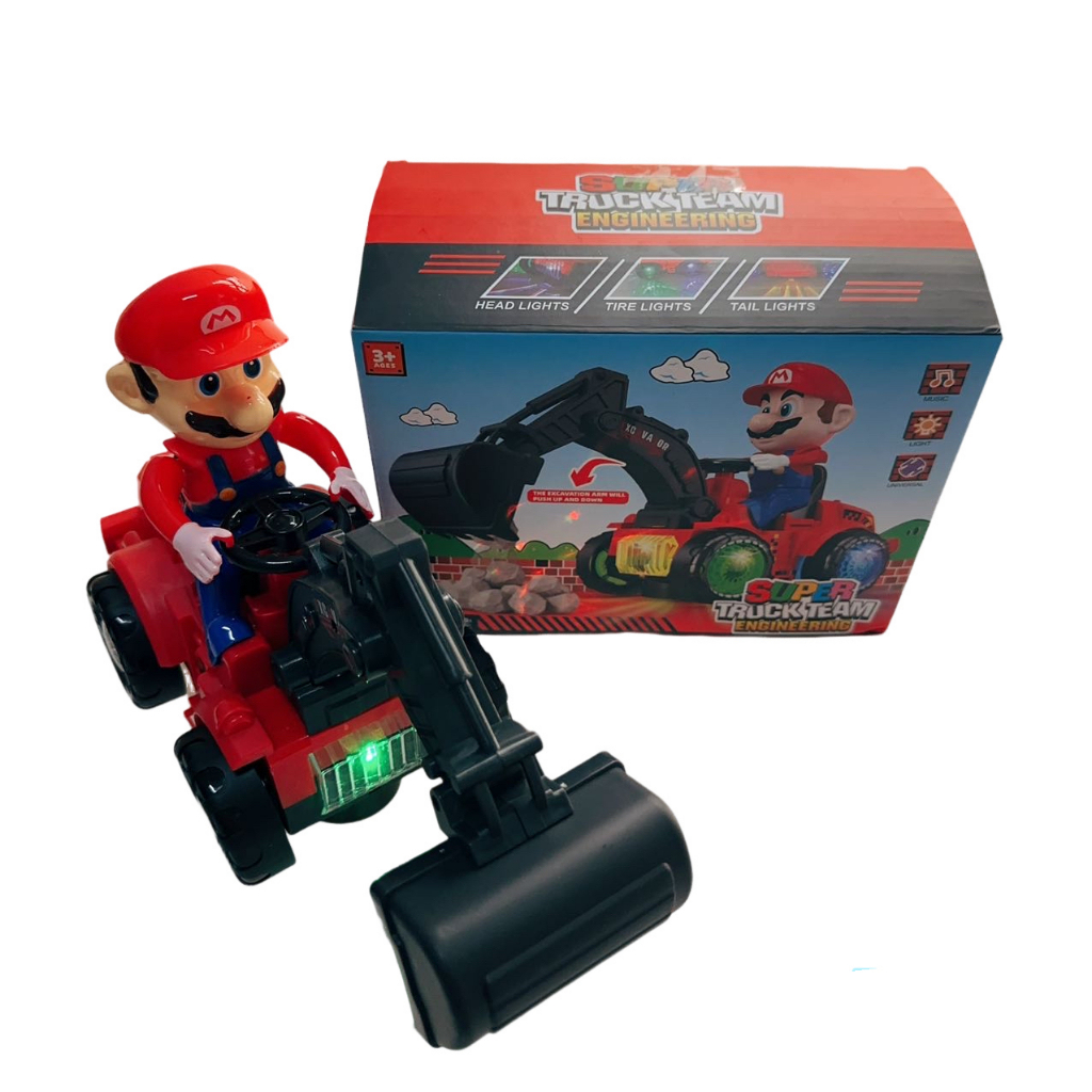 SUPER MARIO CONSTRUCTION TRUCK TEAM TOYS FOR KIDS | Shopee Philippines