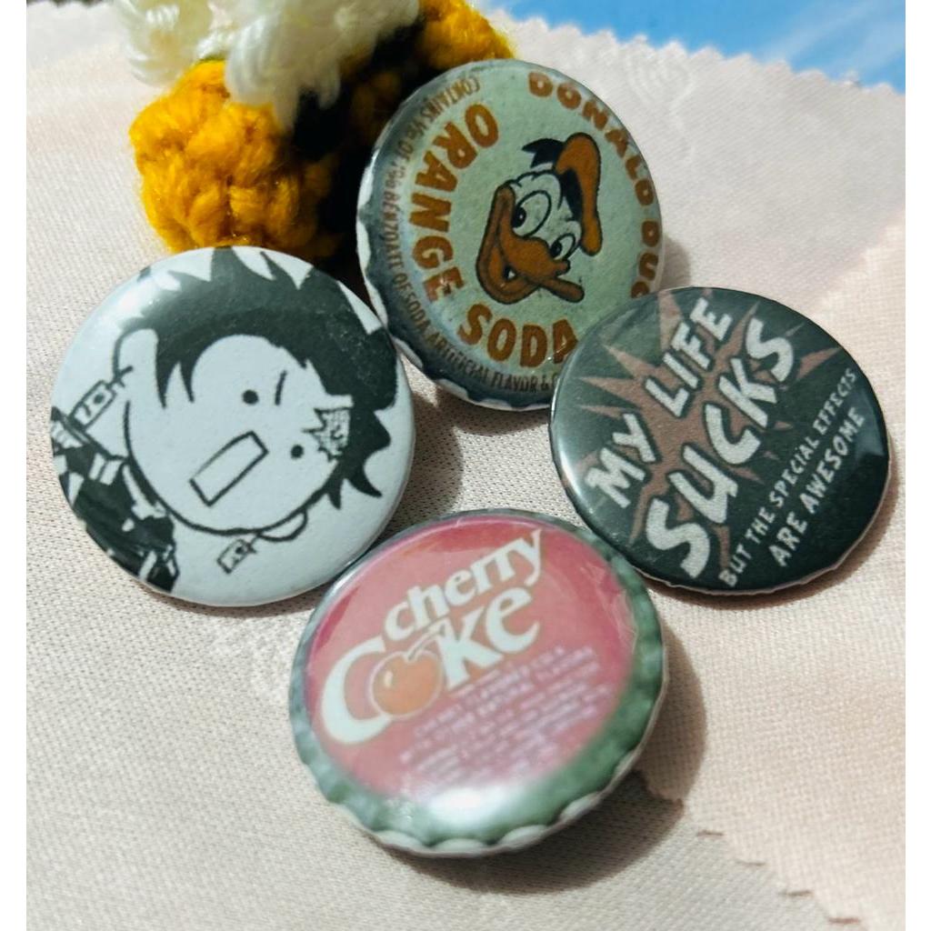 Personalized / Customized Button Pins / Badge Pins MINIMUM of 5PCS ...