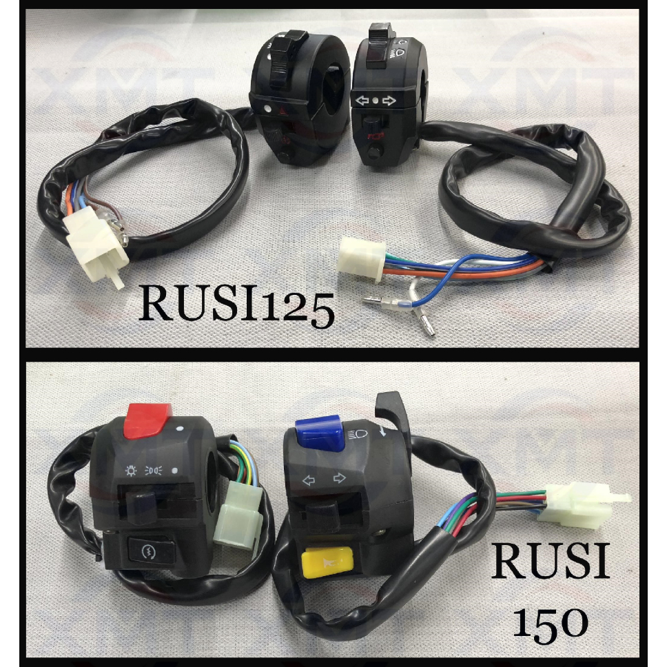 Motorcycle Handle Switch (1Set) Left & Right Ordinary Stock Handle ...