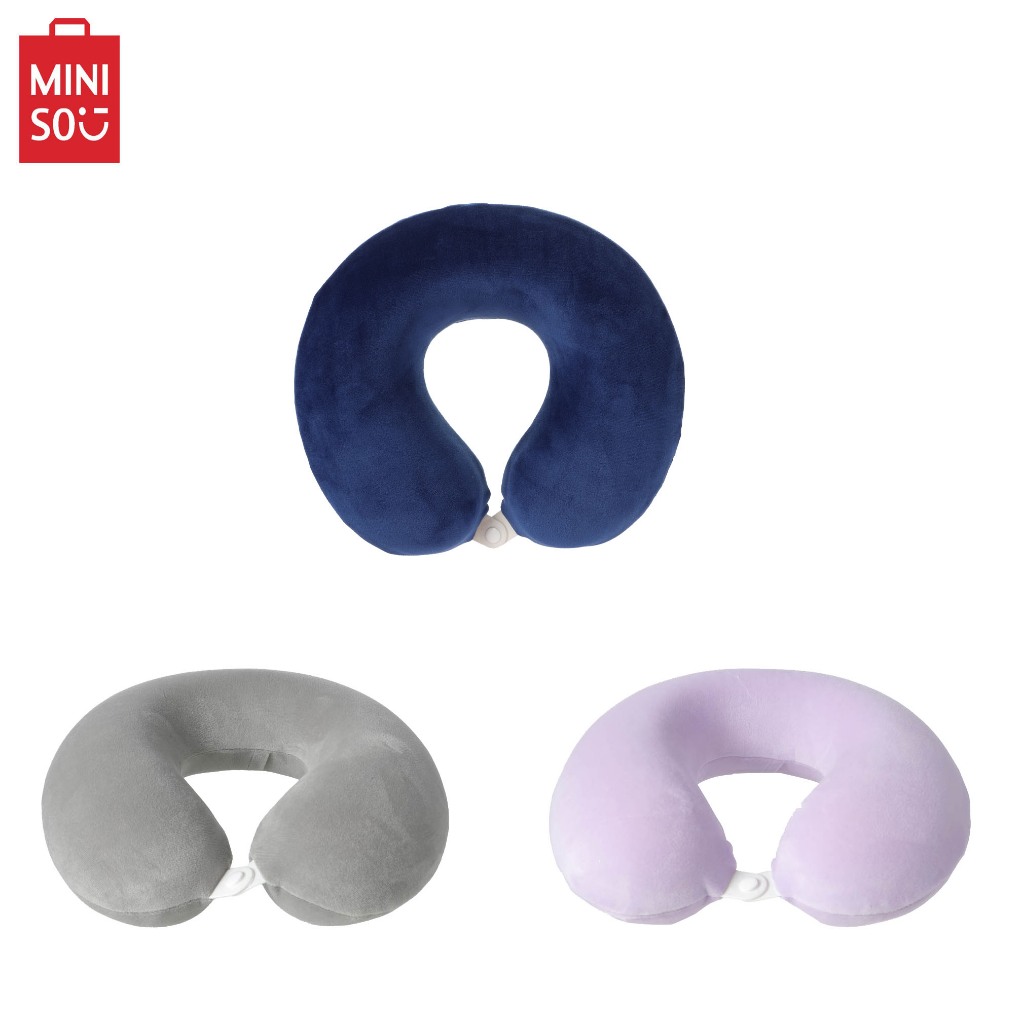 MINISO Solid Color Memory Foam U Shape Pillow | Shopee Philippines