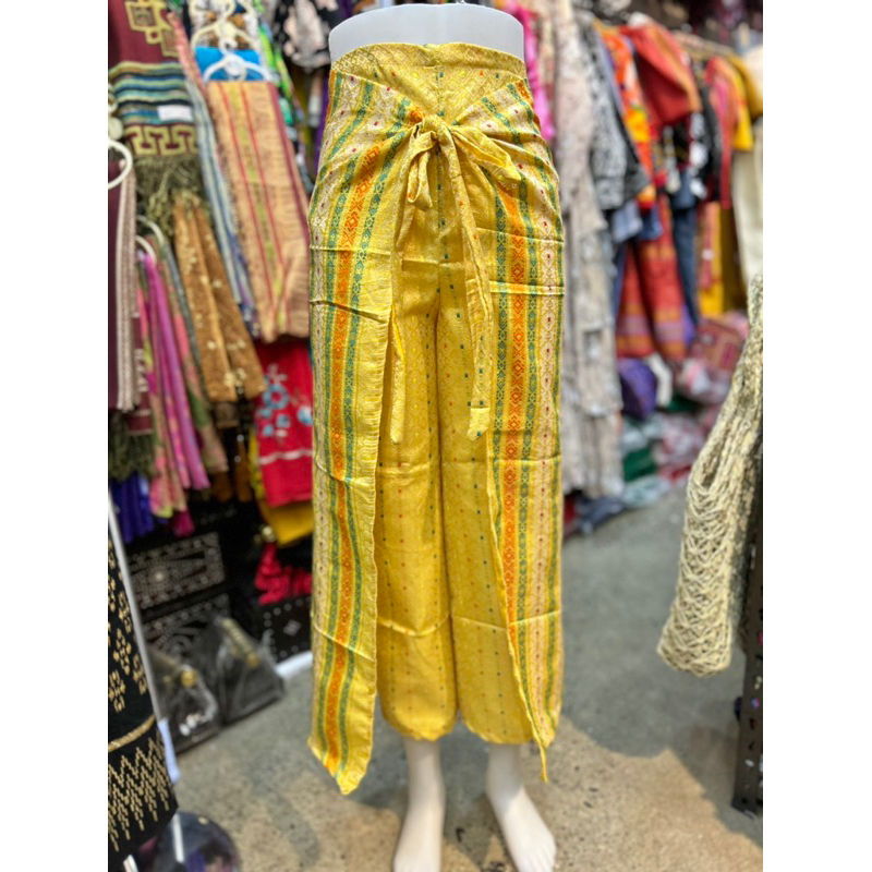 Batik Sarong Wrap Around Pants / Overlap Ethnic Pants Attire Plus size ...