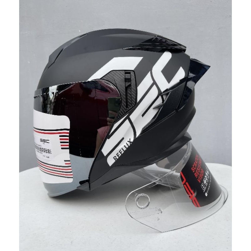 sec reflux v2 halfface dual lens | Shopee Philippines