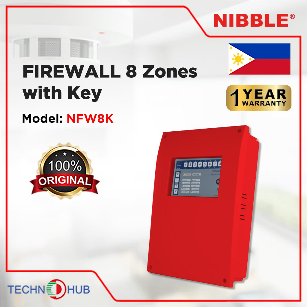 NIBBLE Fire Alarm Control Panel NFW8K - Firewall Conventional Control ...