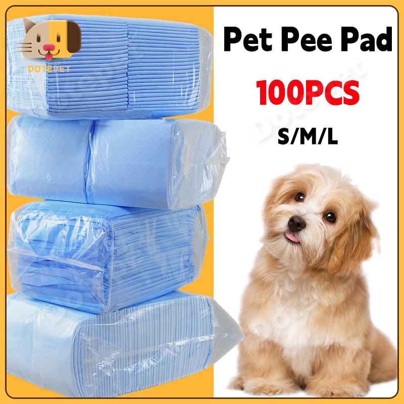 100PCS /50pc/40pcs Pet pee Pad S/M/L Dog Pee Training Pad Cat Pee Pad ...