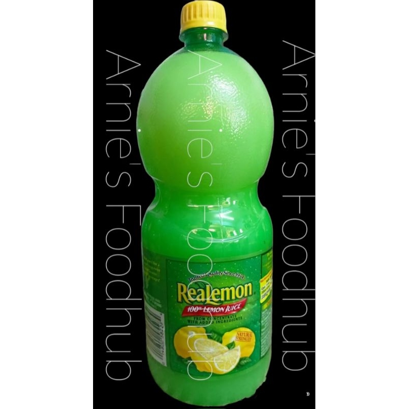 ReaLemon 100% LEMON JUICE CONCENTRATED REALEMON JUICE 1.4Liter | Shopee ...