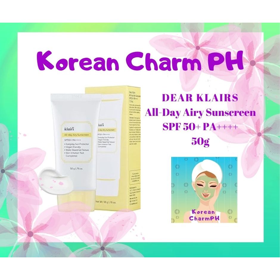 KLAIRS All Day Airy Sunscreen SPF 50+ PA++++ 50g | Shopee Philippines