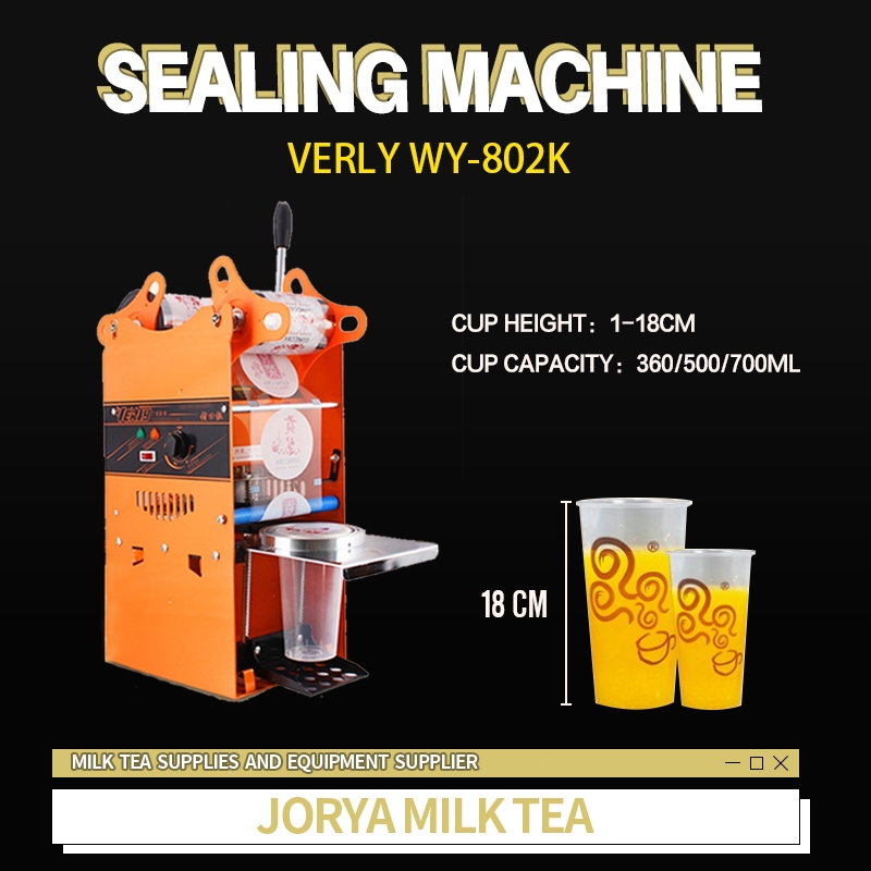 Verly Heavy Manual Sealing Machine Sealer Milk Tea Cup Plastic Cup Can ...