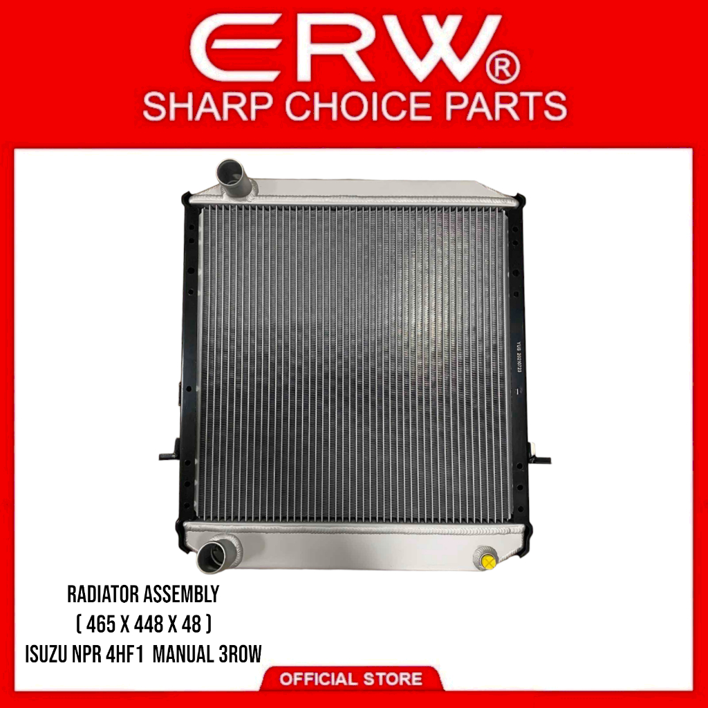 RADIATOR FOR ISUZU NPR 4HF1 MANUAL 3ROW ( 465 X 448 X 48 ) ( METAL ...