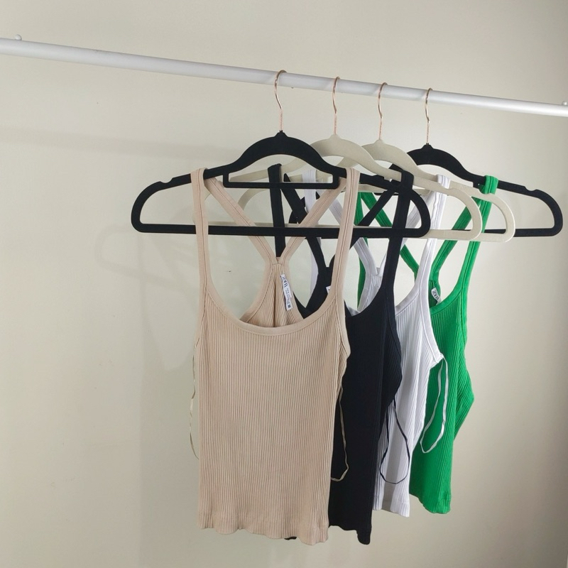 ZA*RA M-STRING TANK TOP | Shopee Philippines