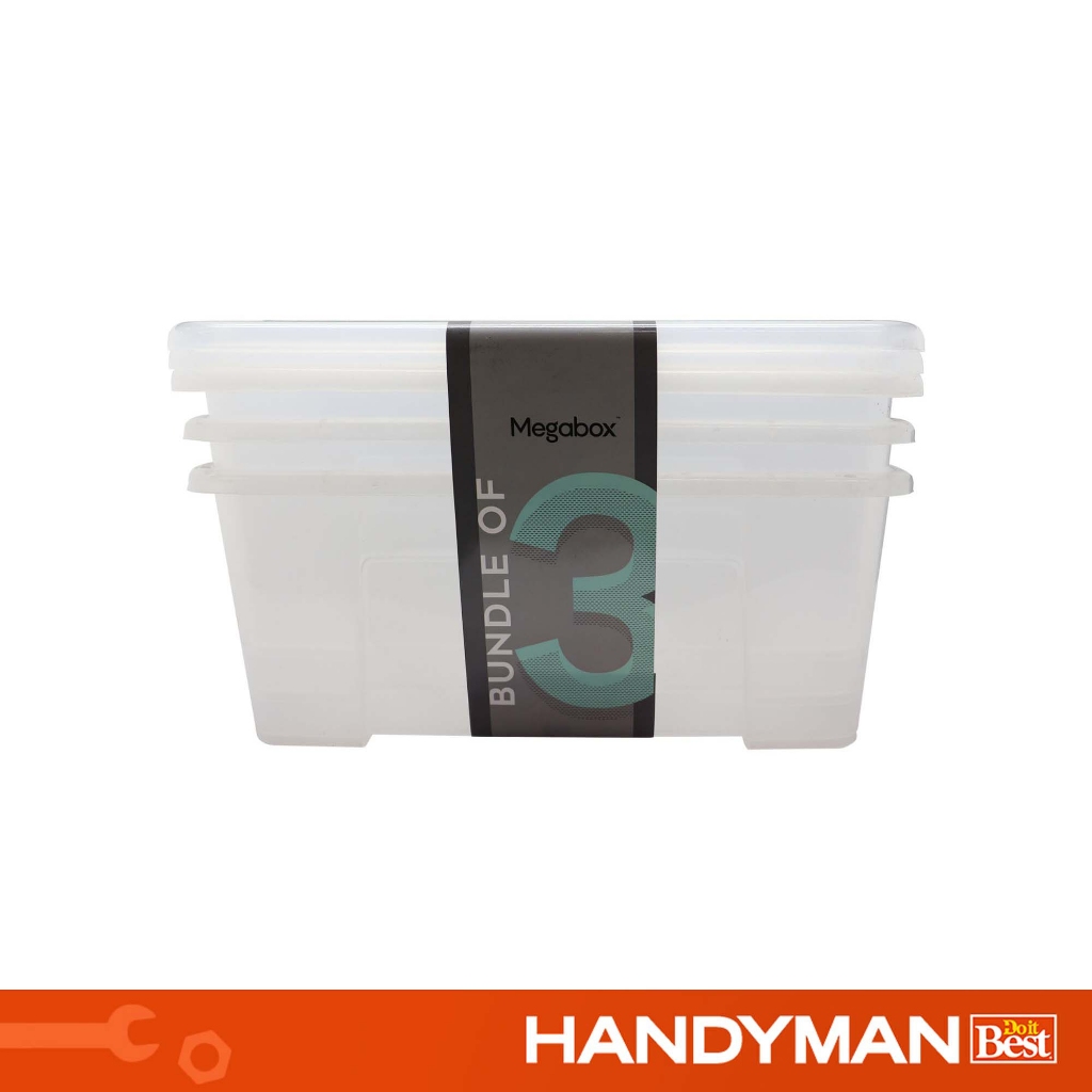 Megabox Multi Purpose Storagebox, 6.3L (Bundle of 3) | Shopee Philippines