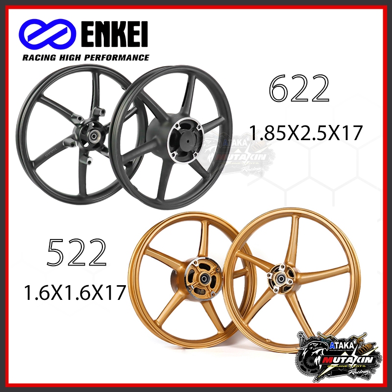 ENKEI Mags 3/5/6 spokes HONDA GTR150 Winner150 Front Disc Rear Disc 1.4 ...