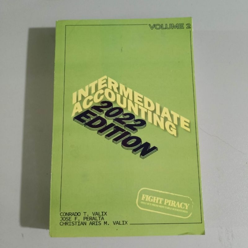 Intermediate Accounting volume 2 2022 By: Valix | Shopee Philippines Intermediate Accounting volume 2 2022 By: Valix | Shopee Philippines