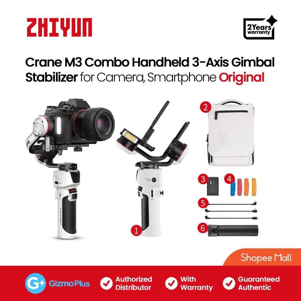 Zhiyun Crane M3 Handheld 3-Axis Stabilizer, Gimbal Stabilizer for ...