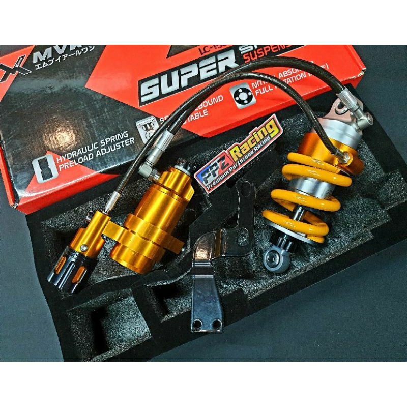 MVR1 MONOSHOCK 205MM W/ DUAL TANK ADJUSTABLE - SNIPER 150/155 | Shopee ...
