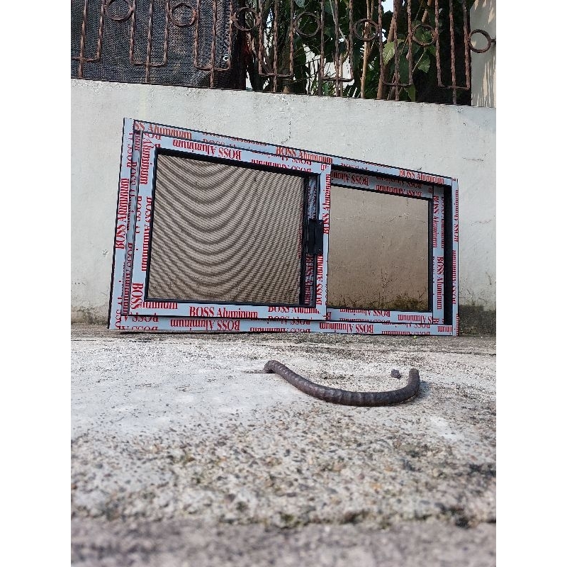 60cm W × 30cm H sliding window with screen | Shopee Philippines