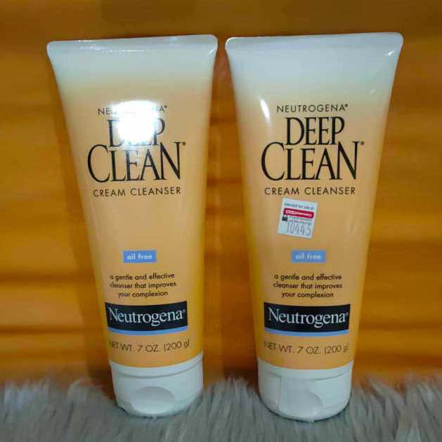 Neutrogena Deep Clean Cream Cleanser, 7 OZ (200g) | Shopee Philippines