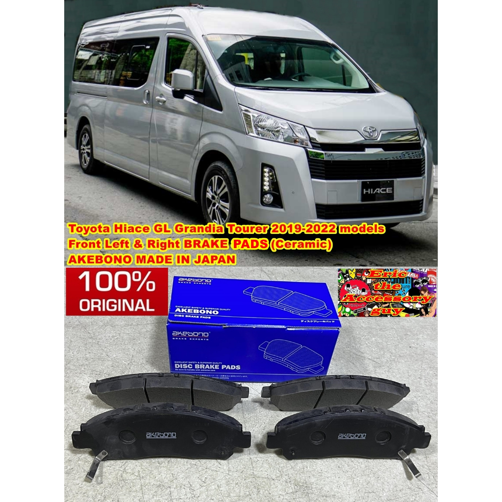 Toyota Hiace GL Grandia Tourer Ceramic Front Brake Pads for 2019-2024 ...