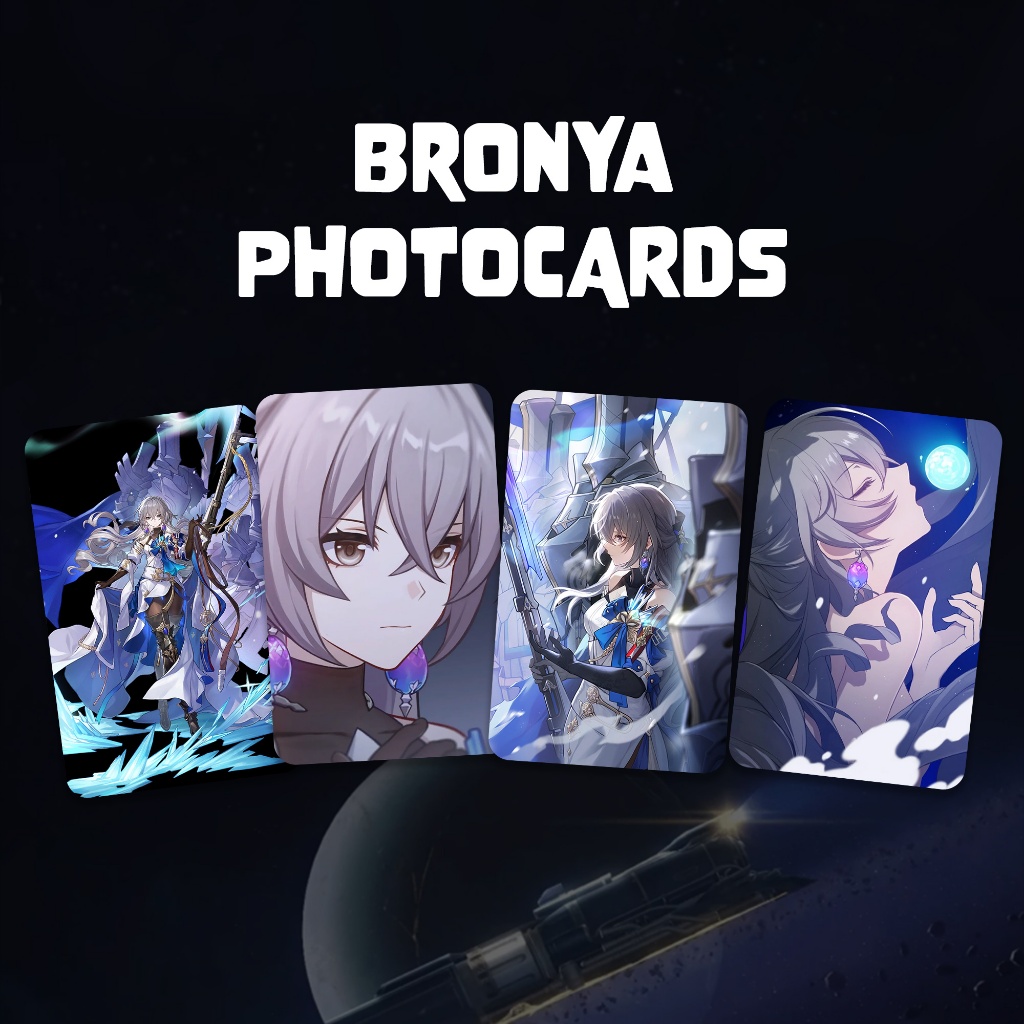 Honkai Star Rail Photocards - BRONYA Textured Photocards Front and Back ...