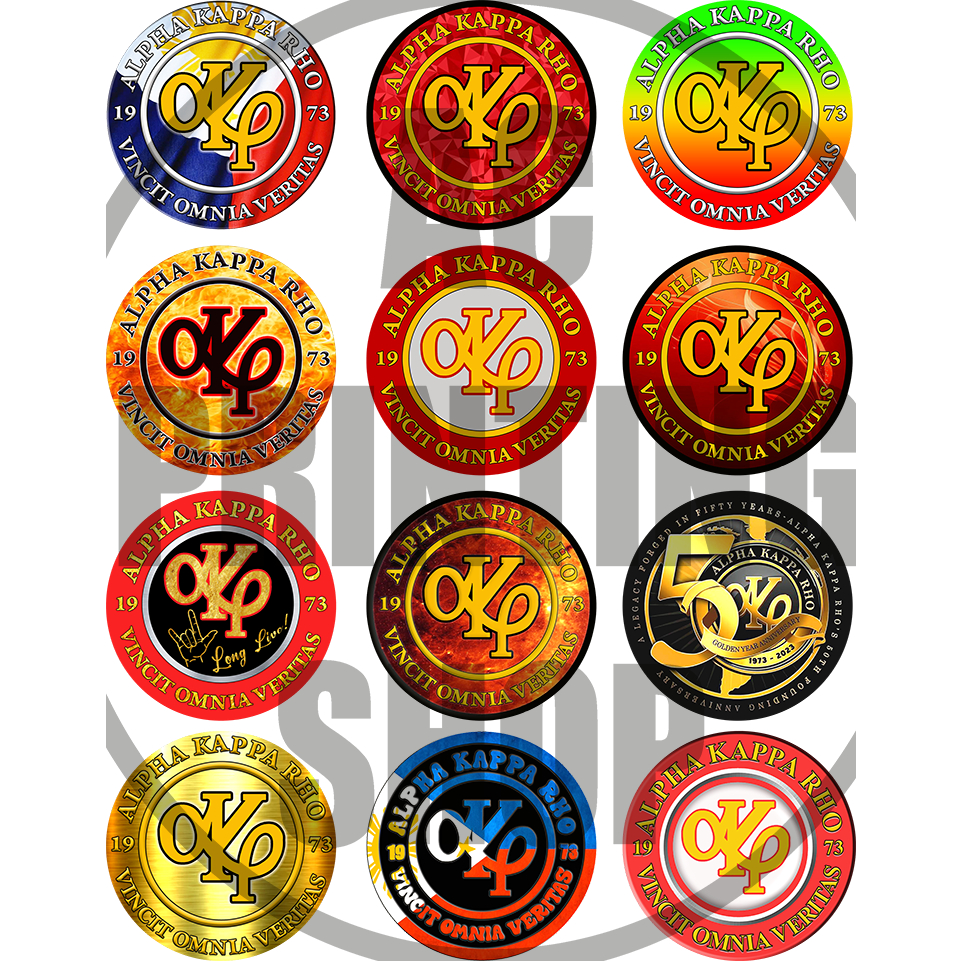 ALPHA KAPPA RHO STICKERS WATERPROOF LAMINATED | Shopee Philippines