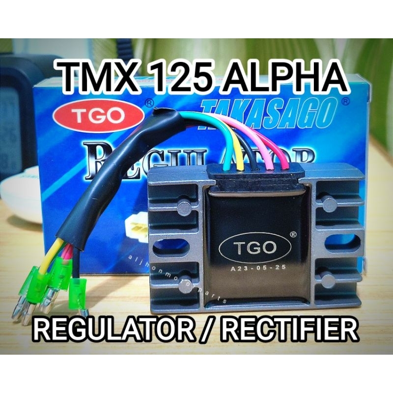 Takasago Rectifier / regulator For TMX125 Alpha | Shopee Philippines