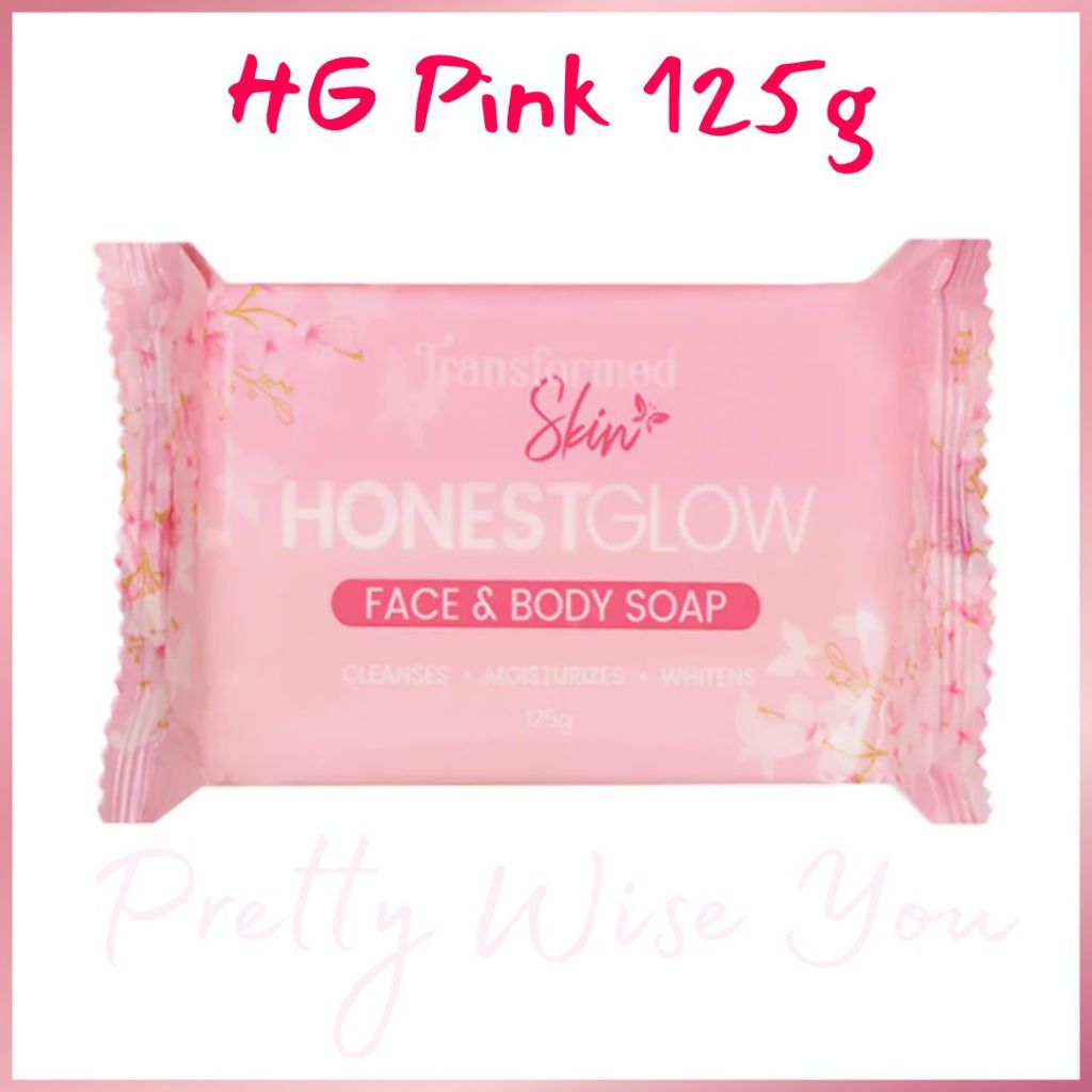 Honest Glow Pink Glass Skin Soap 125grams Transformed Skin Face and ...