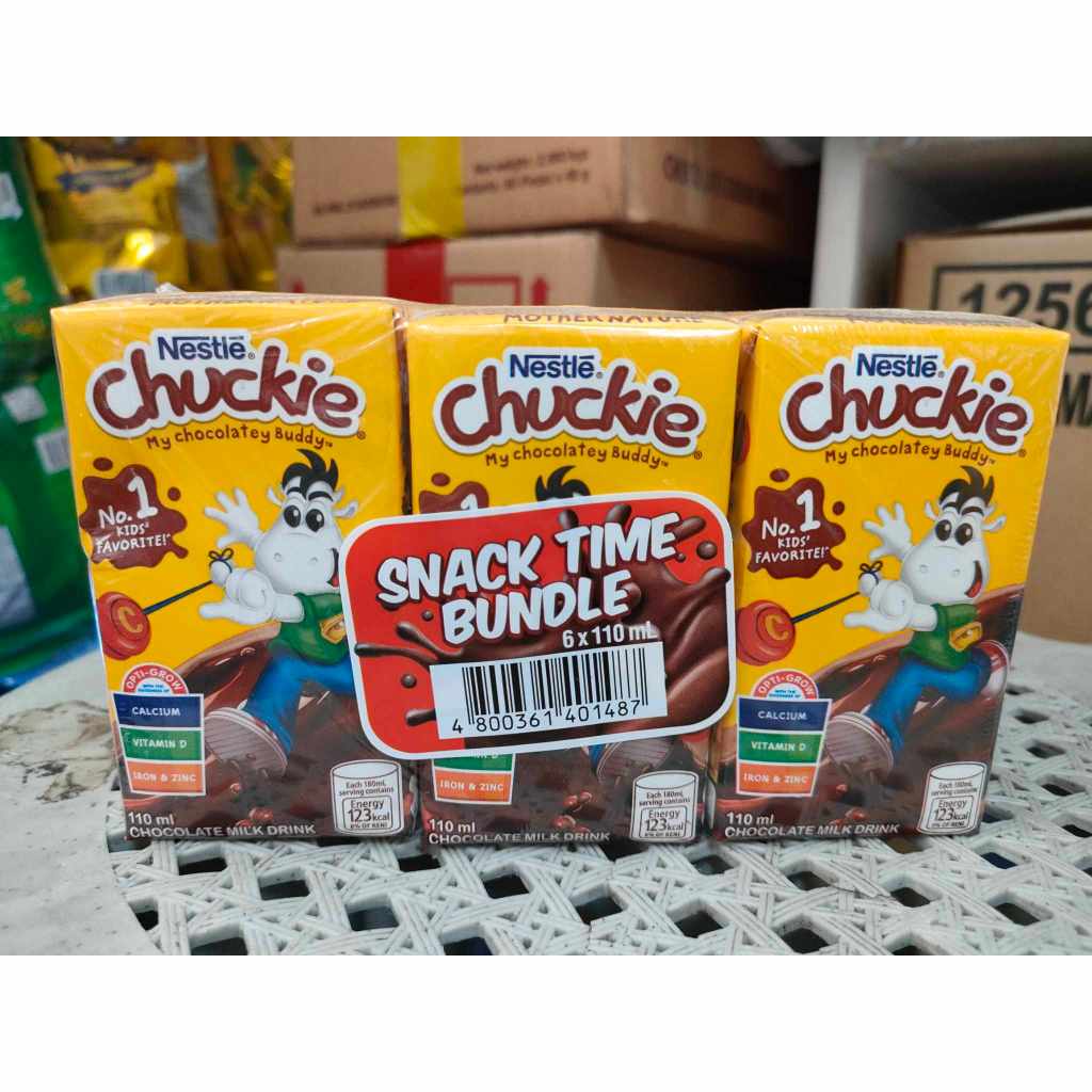 Nestle Chuckie 110mlx6pcs - Delicious and Nutritious Chocolate Drink ...