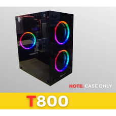KEYTECH T800 Tempered Glass Gaming PC / Desktop Case MICRO ATX,MINI ATX ...