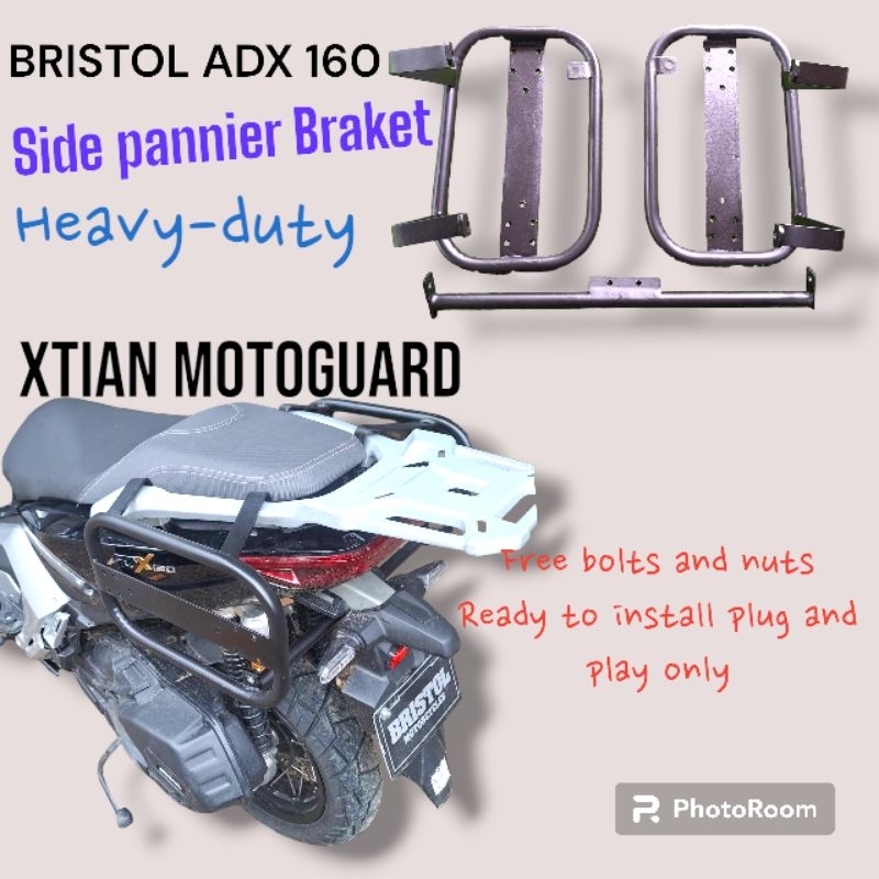 BRISTOL ADX 160 - SIDE PANNIER BRAKET (POWDER COATED) | Shopee Philippines