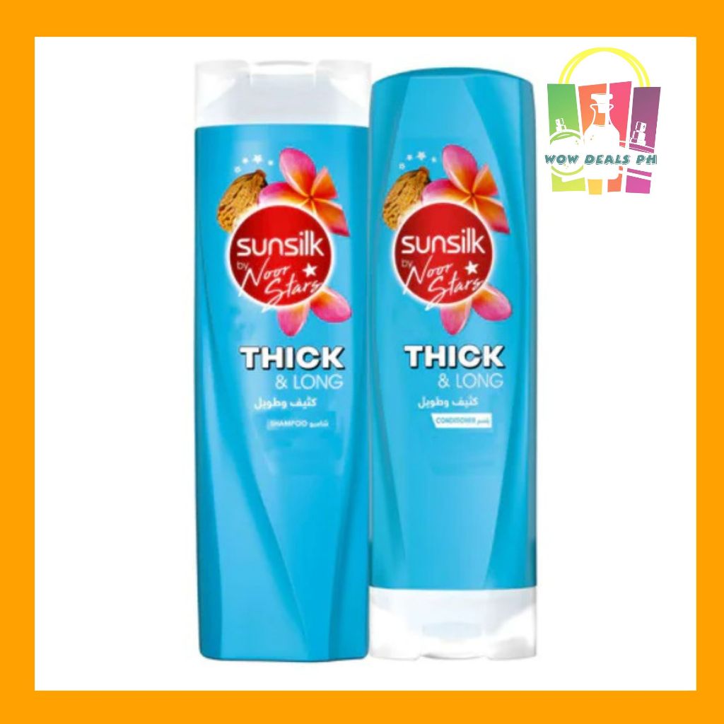 Sunsilk Noor Stars Thick And Long Hair Shampoo With Biotin And Castor ...