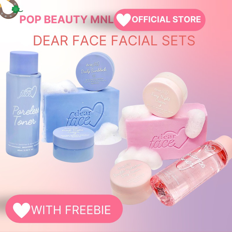 Dear Face Glow Rejuvenating and Dear Face Whitening Set | Shopee ...