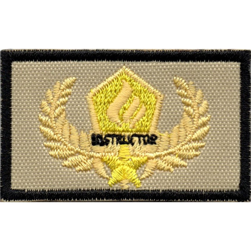 IDT, IDTTC, CDC PATCH (KHAKI) WITH MAGIC TAPE, MARKSMANSHIP TRAINING ...