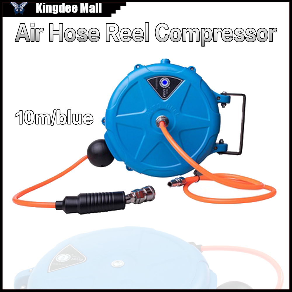 Mini 10M PU Retractable Wall Mount Auto Rewind Automotive Air Hose Reel ...