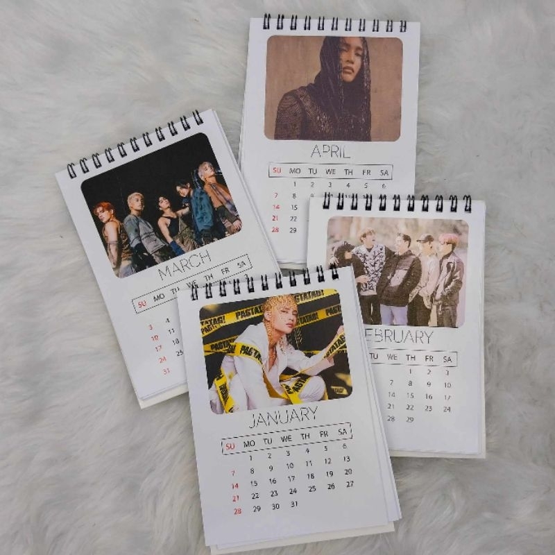 SB19 Mahalima Inspired 2024 Desk Calendar 4R (200 GSM Page 250 GSM Tent ...