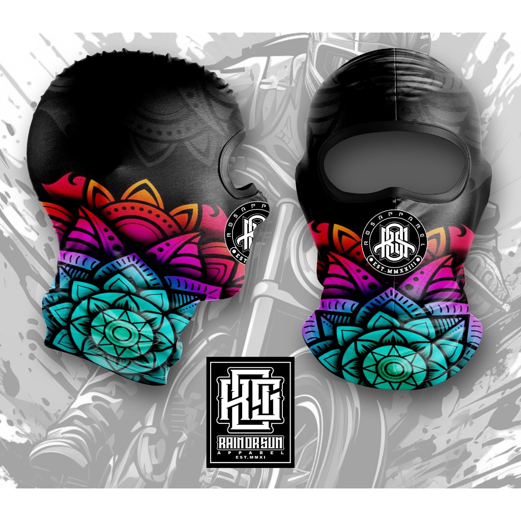 ROS BALACLAVA INSPIRED DESIGNS motorcycle riders full bonet mask full ...