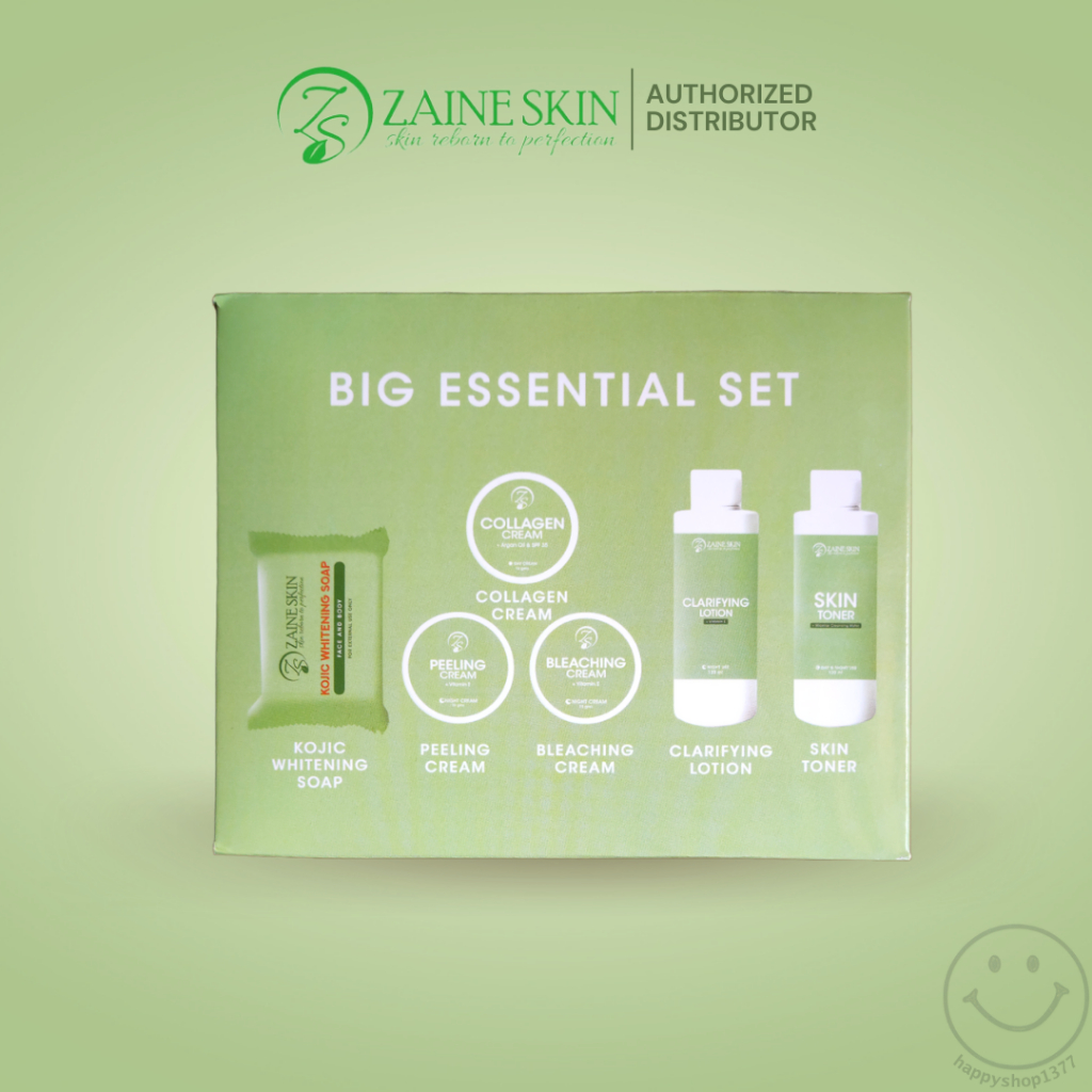 ZAINE SKIN ESSENTIAL BIG SET, REJUVENATING SET, SKIN WHITENING | Shopee ...
