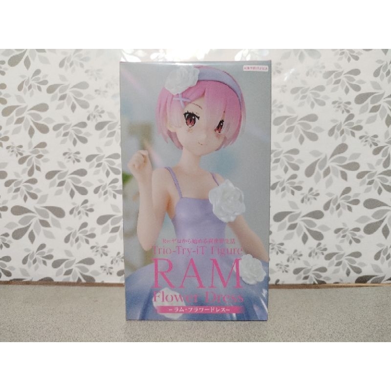 Furyu Re:Zero Starting Life in Another World Trio Try It Ram Flower ...