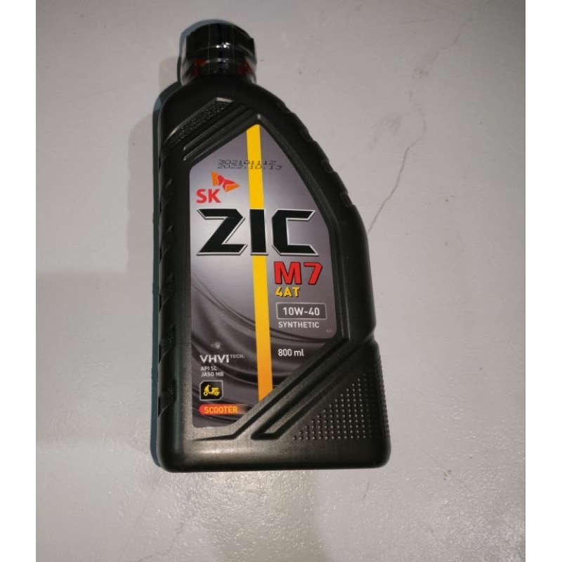 SK ZIC Motorcycle/Scooter Oil 800 ML | Shopee Philippines