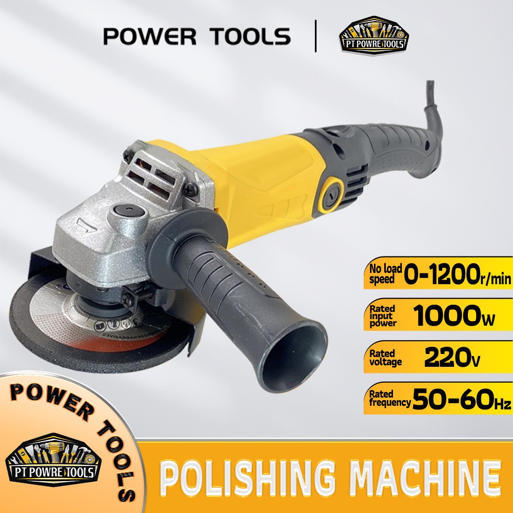1000w Electric Angle Grinder / Polisher Long Handle Polishing Machine ...